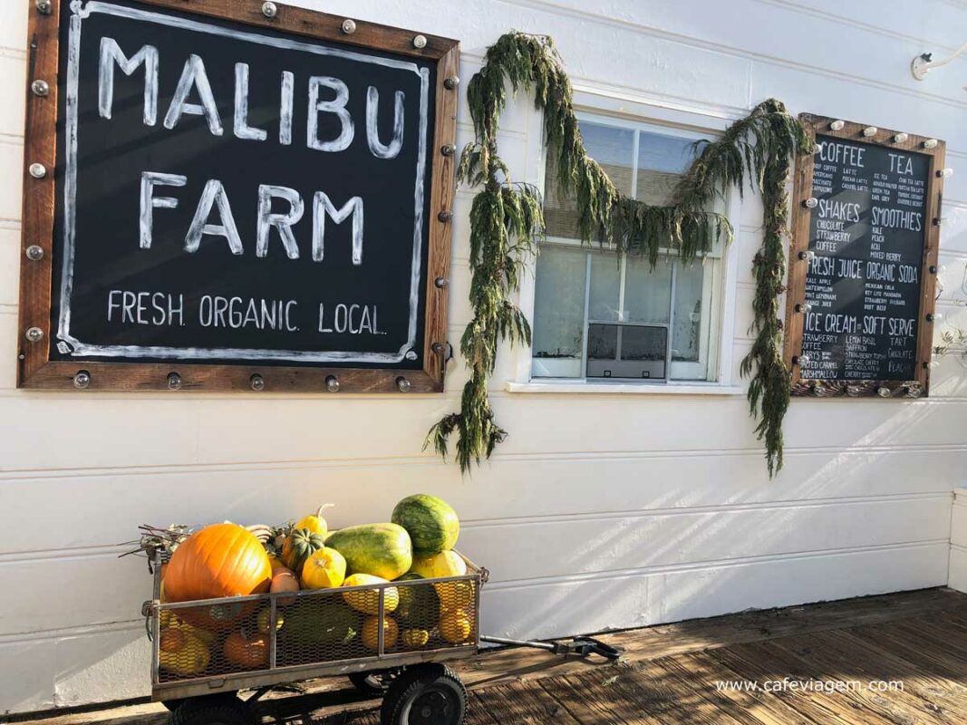 Malibu Farm - um café imperdível no Píer de Malibu na Califórnia